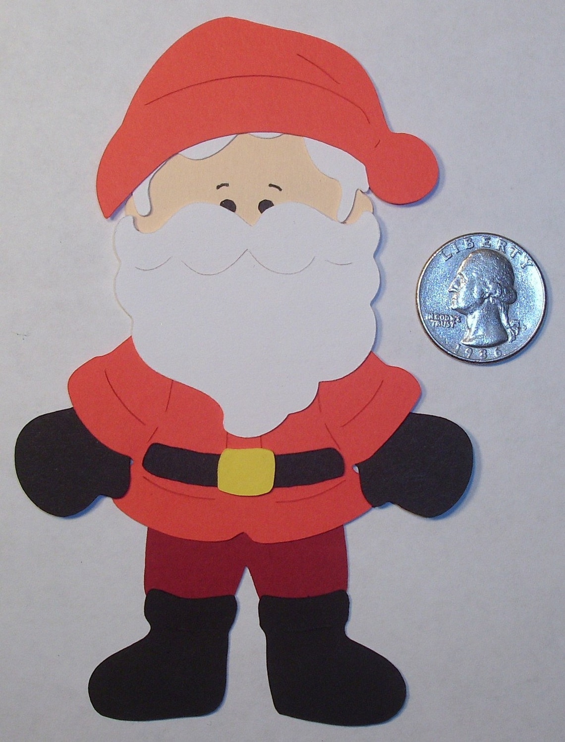 Santa Claus Christmas Paper Piecing Die Cut Cuts Scrapbooking | Etsy