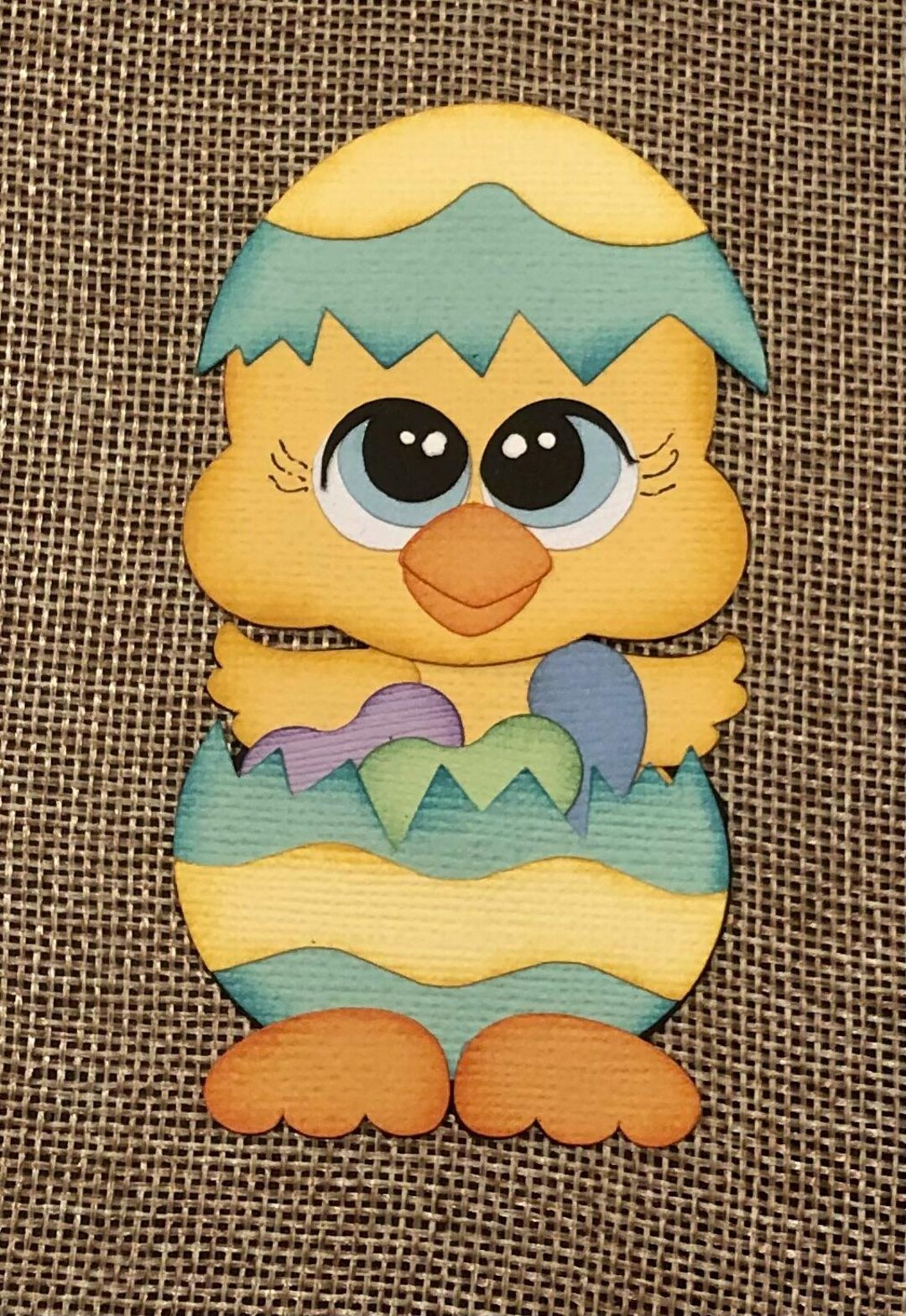 Easter Chick Egg Chicken Paper Piecing Scrapbook Die Cuts ...