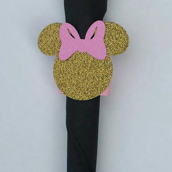 Minnie Mouse Napkin Rings - Etsy
