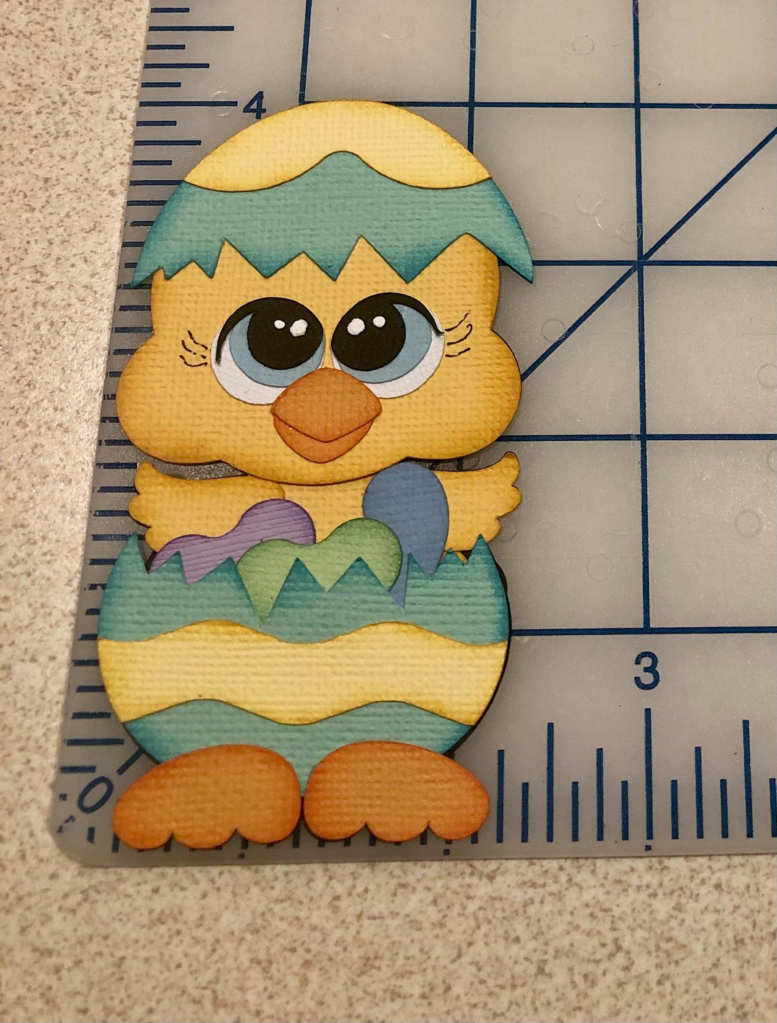 Easter Chick Egg Chicken Paper Piecing Scrapbook Die Cuts ...