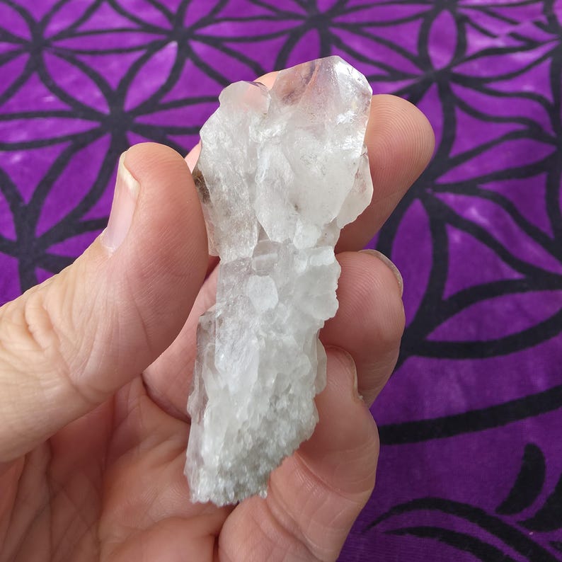 Diamantina Brazilian Quartz Cluster- Crystal Clear With Inclusions - Etsy