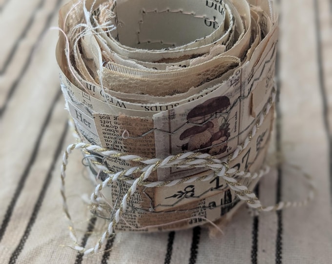 Snippet Roll, Neutral Colors, Paper/mixed Media - Etsy