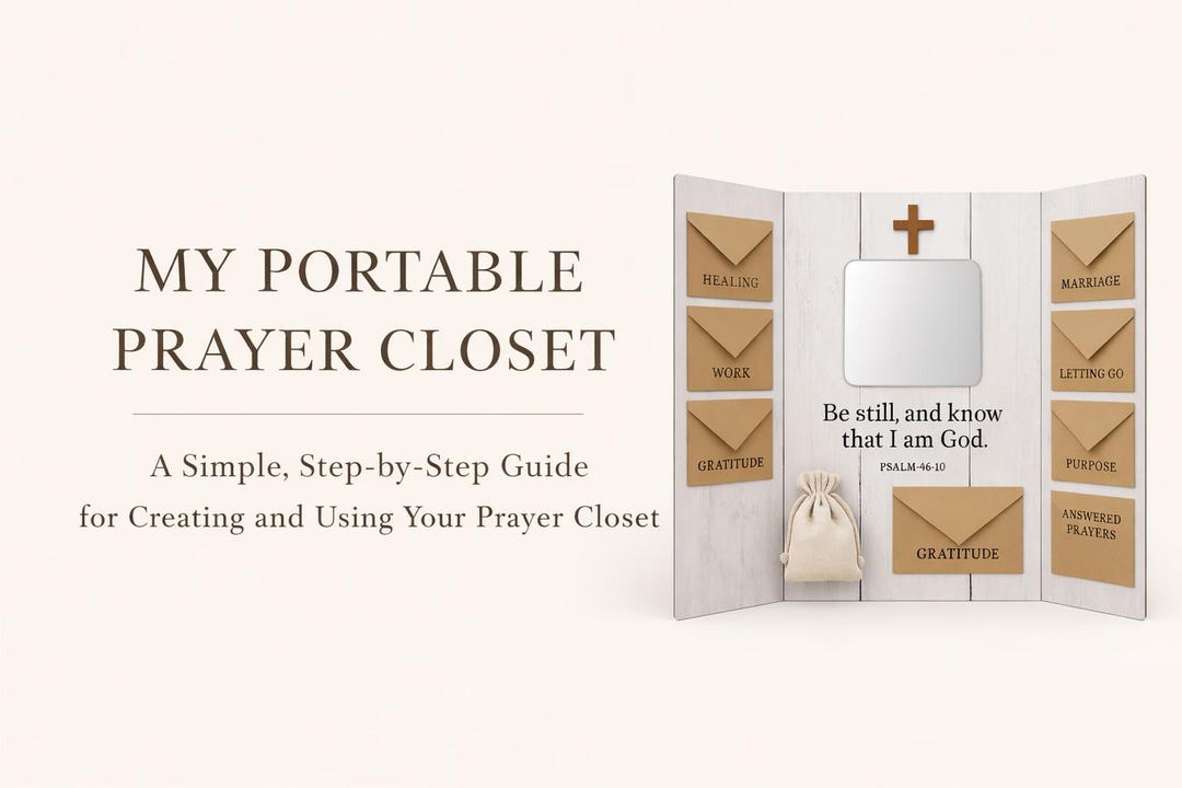 The Adult Portable Prayer Closet | Step-by-step Prayer Guide | Digital ...