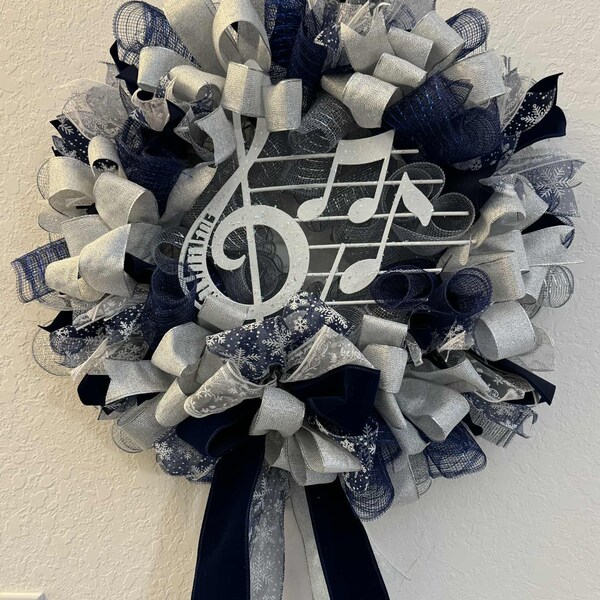 Musical Notes Wreath - Etsy