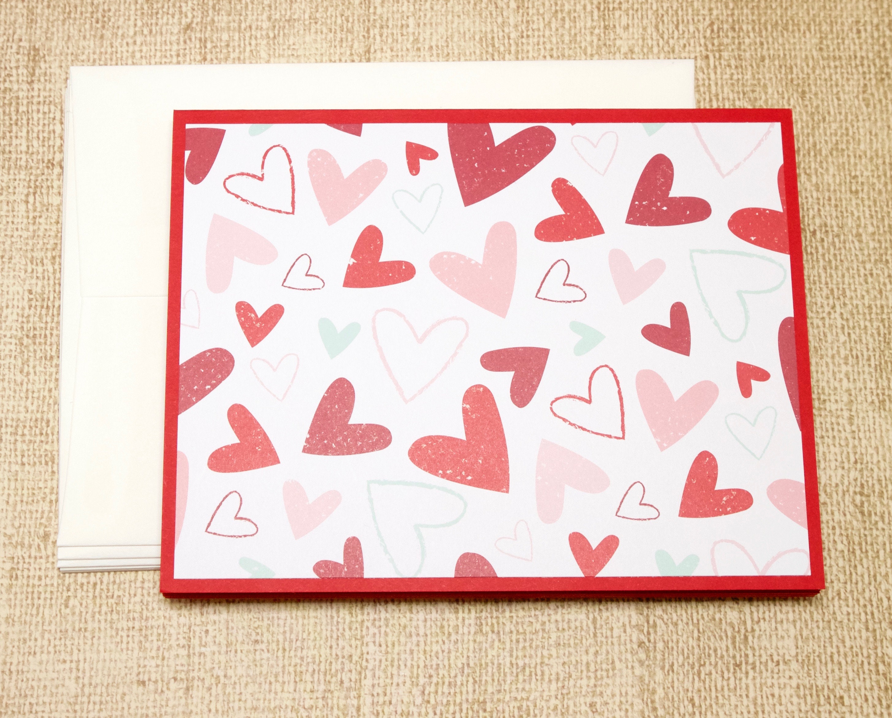 Valentine Card Set Valentine Boxed Set Set of Cards Valentine Cards ...
