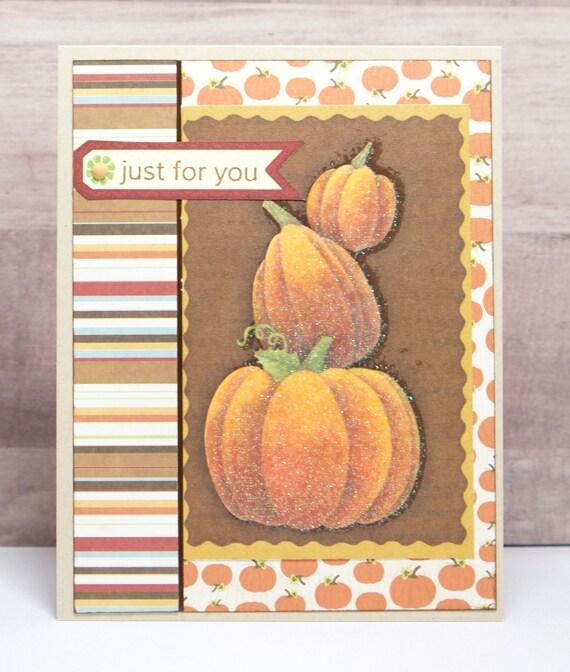 Fall Card Pumpkin Card Thanksgiving Card-all Occasion - Etsy
