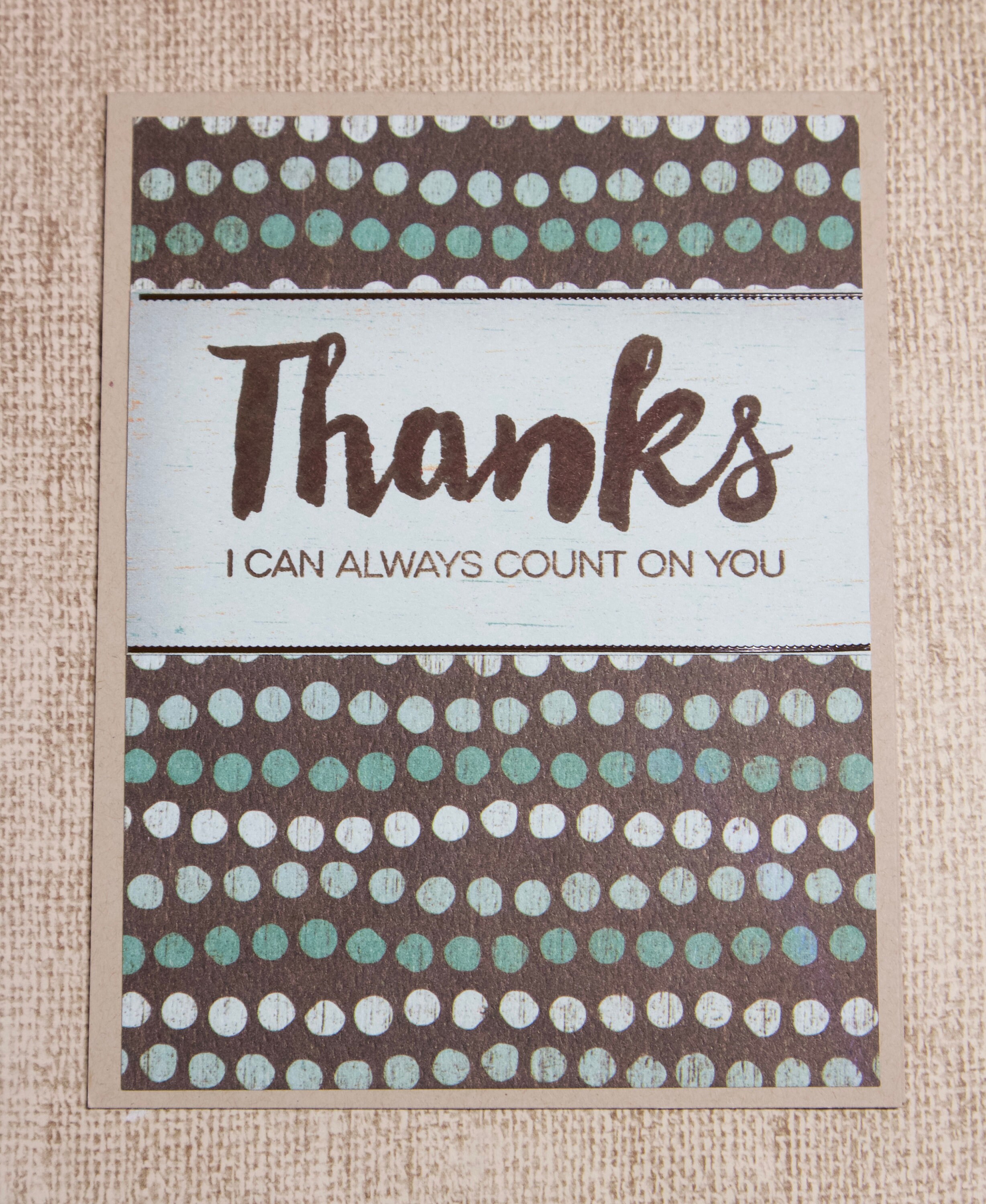 Thank You Card for Men Thanks Card Gratitude Card Appreciation Card ...