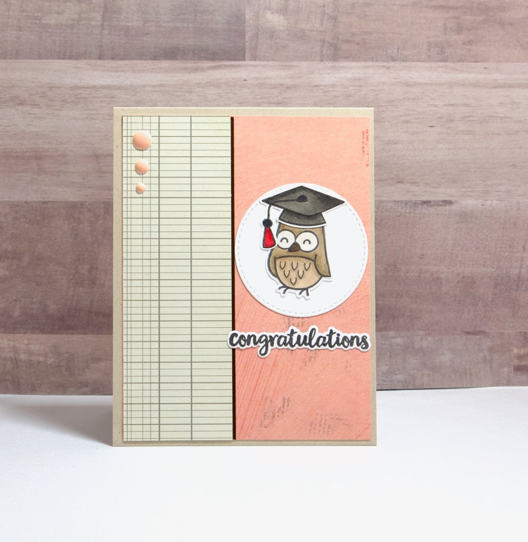 Owl Graduation Card Cute Graduation Card Owl Card for the Graduate ...