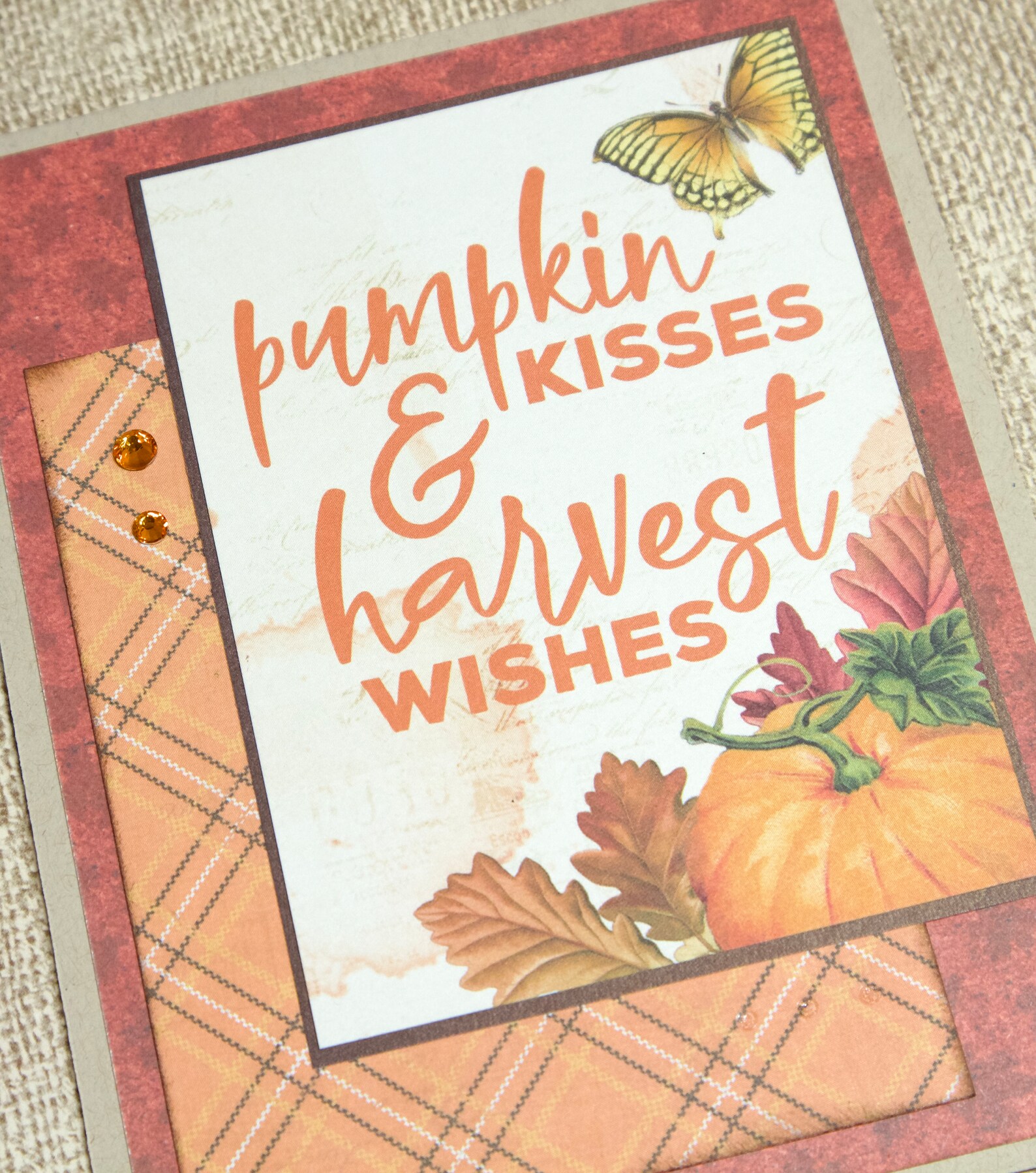 Fall Card Pumpkin Cards Cards With Pumpkins Harvest Card Welcome Fall ...