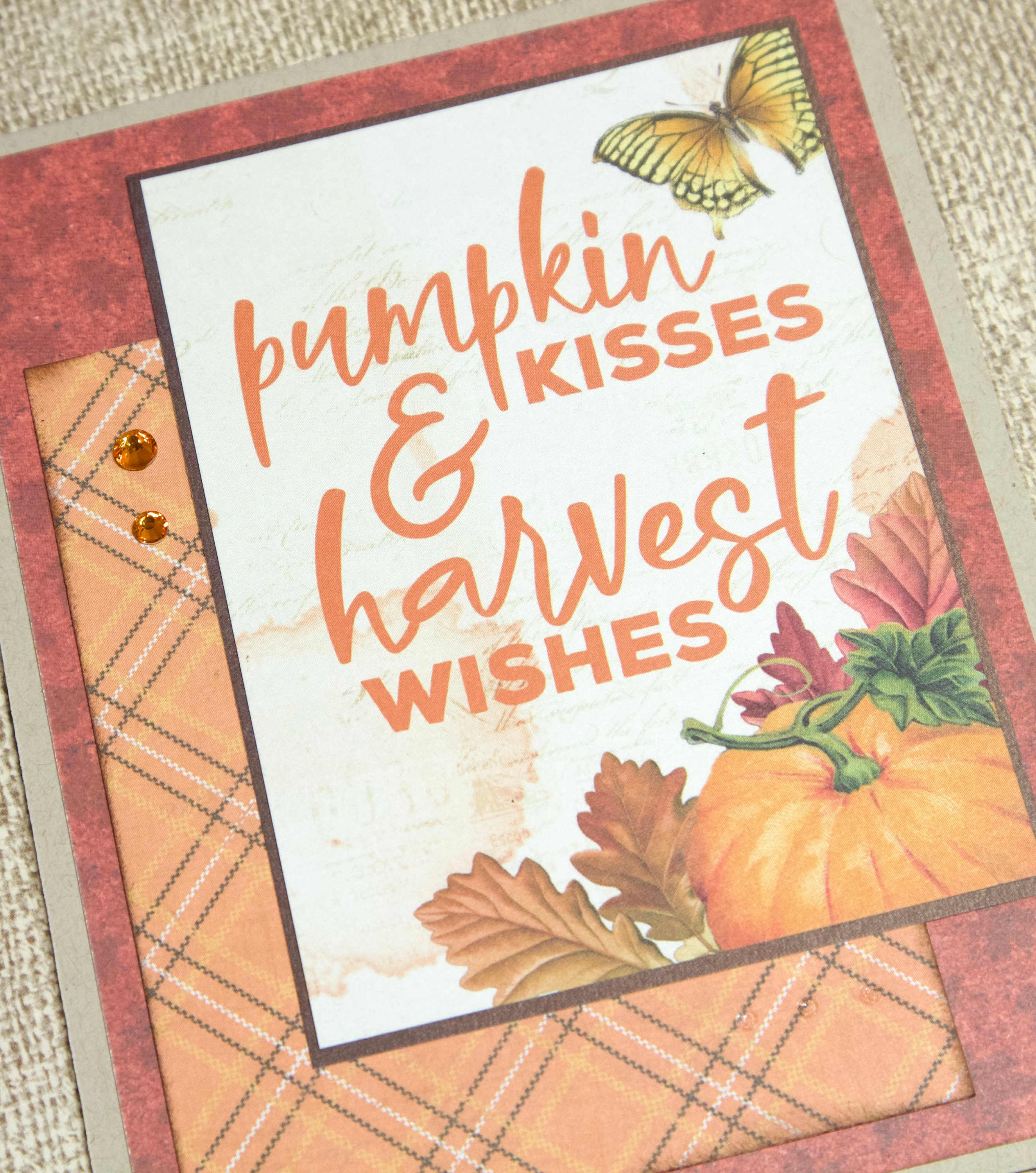 Fall Card Pumpkin Cards Cards With Pumpkins Harvest Card Welcome Fall ...