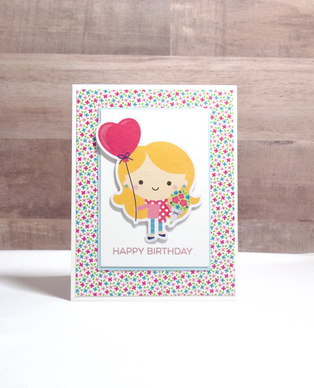 Cute Birthday Card Happy Birthday Girl Birthday Card Kids Birthday Card ...