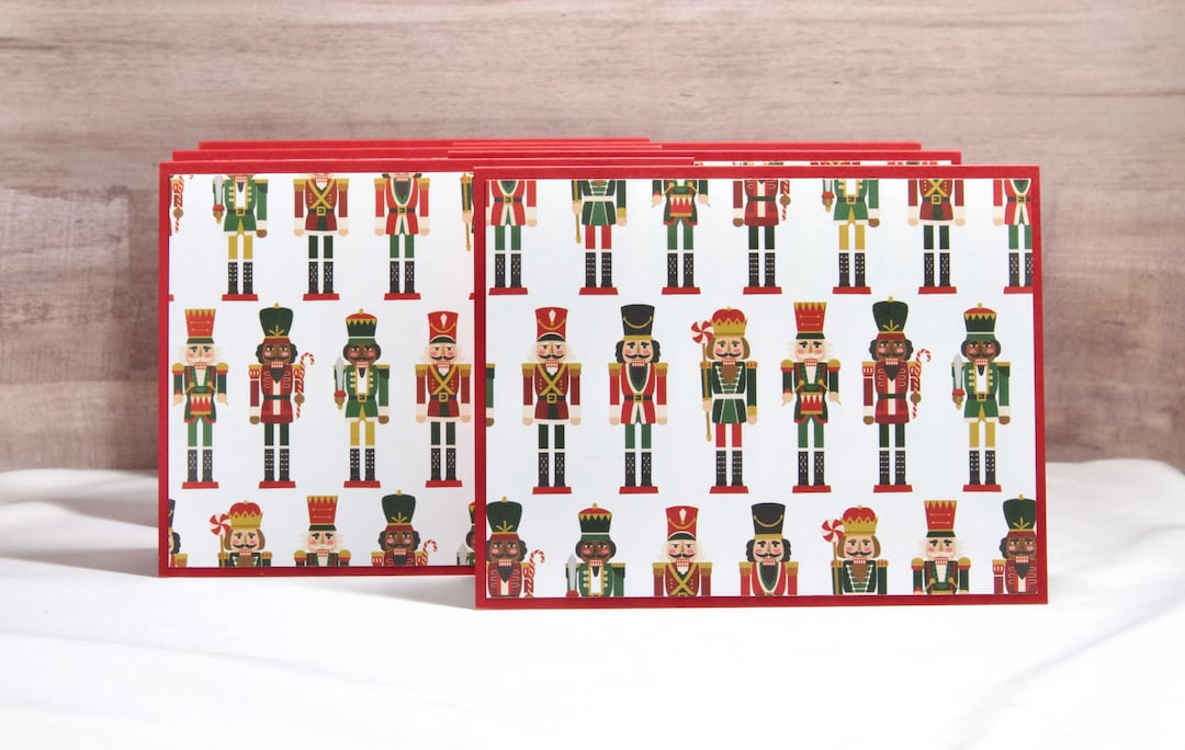 Nutcracker Christmas Cards Nutcracker Cards Christmas Card Set Set of ...