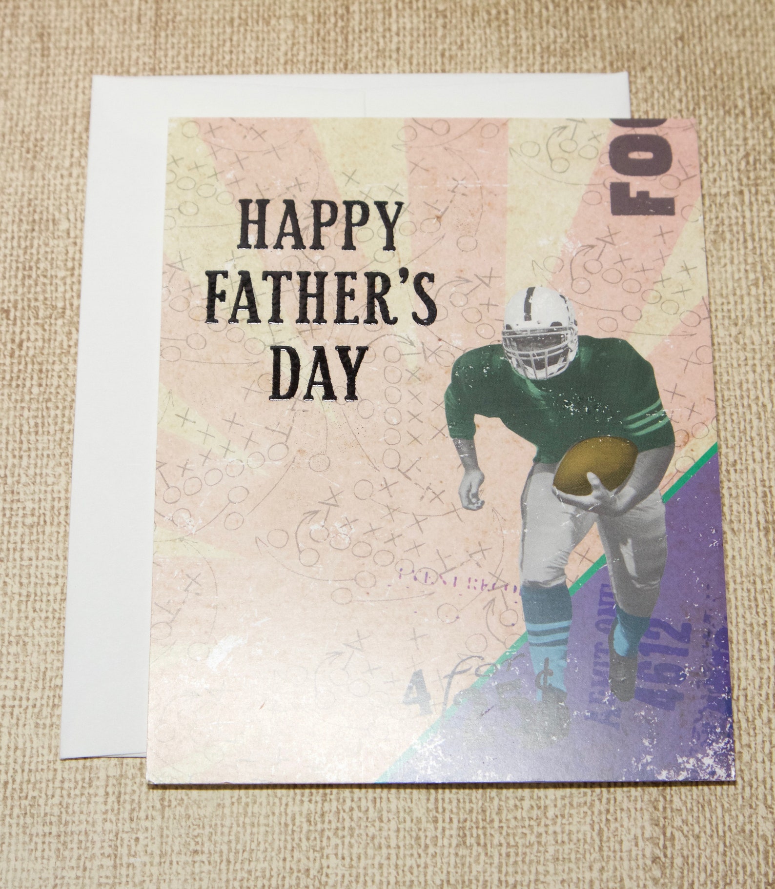 Handmade Football Father's Day Card - Etsy