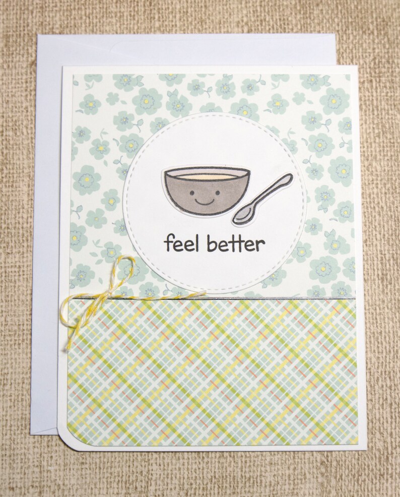 Feel Better Soon Card Get Well Cards Cards for Get Well - Etsy
