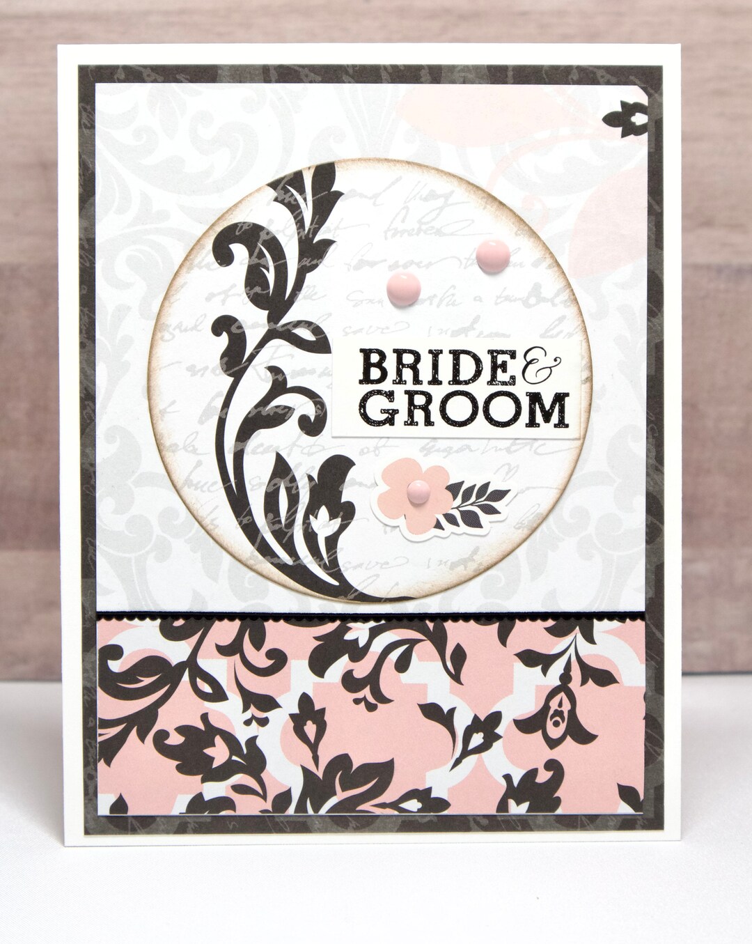 Bride and Groom Card Wedding Card Cards for Wedding Handmade Wedding ...