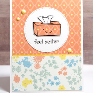 Feel Better Soon Card- Get Well Cards- Cards for Get Well- Handmade Get ...