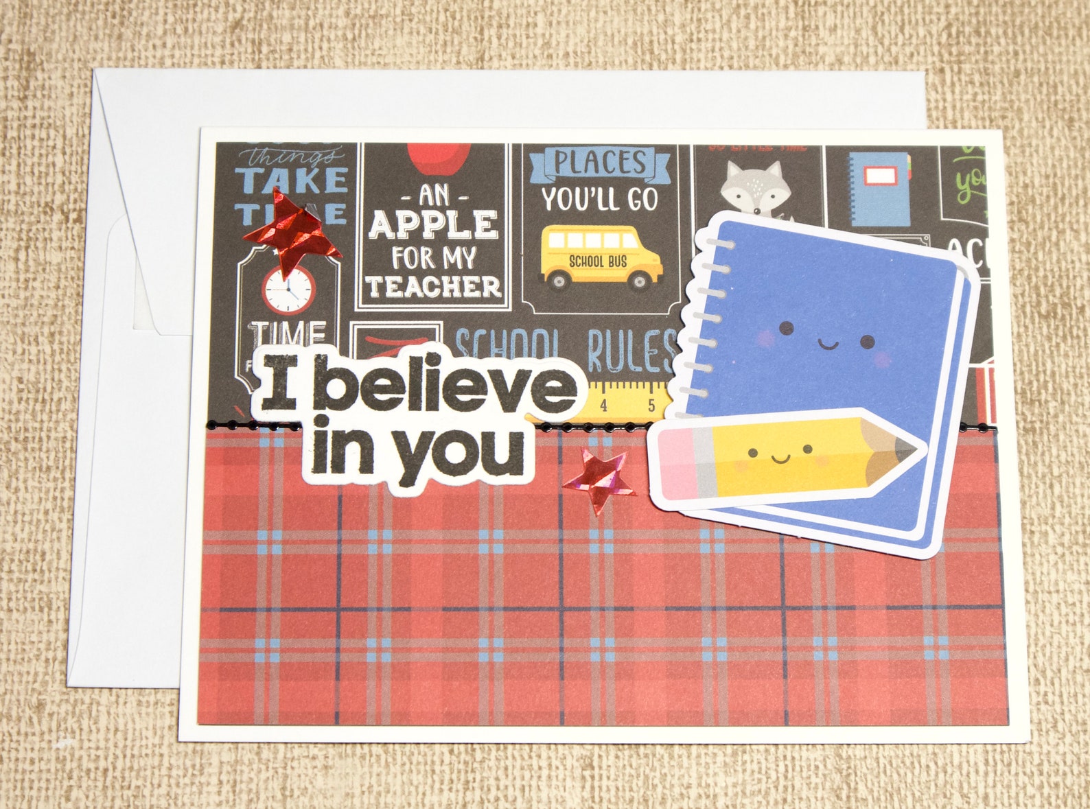 First Day of School Card- Cards for Kids- School Cards- Back to School ...