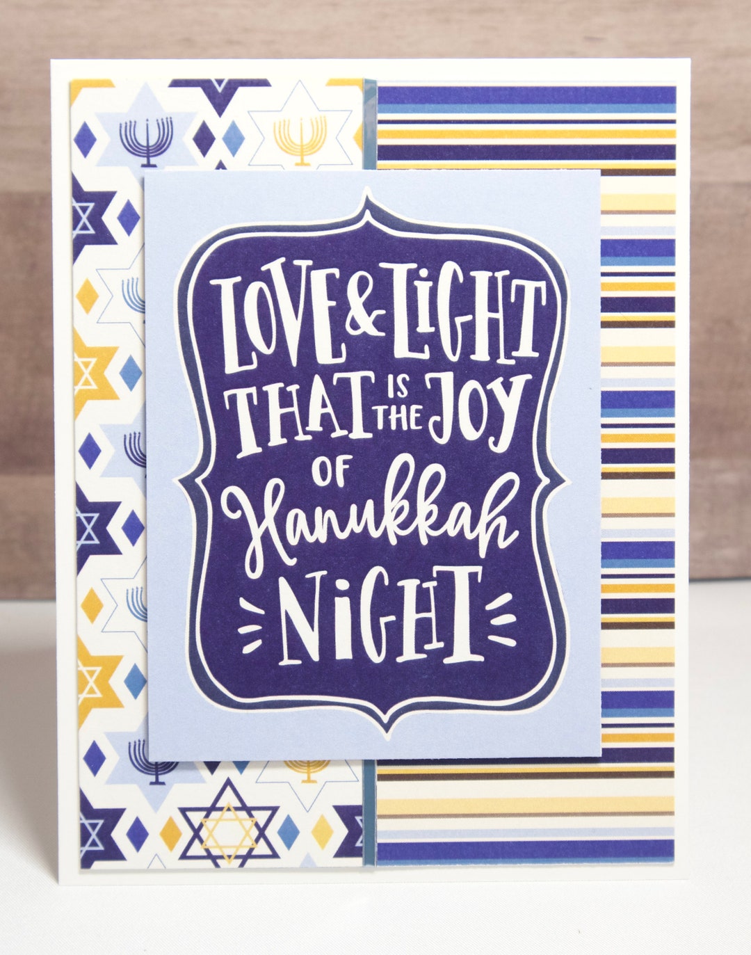 Hanukkah Card Jewish Holiday Cards for Hanukkah Handmade Hanukkah Cards ...