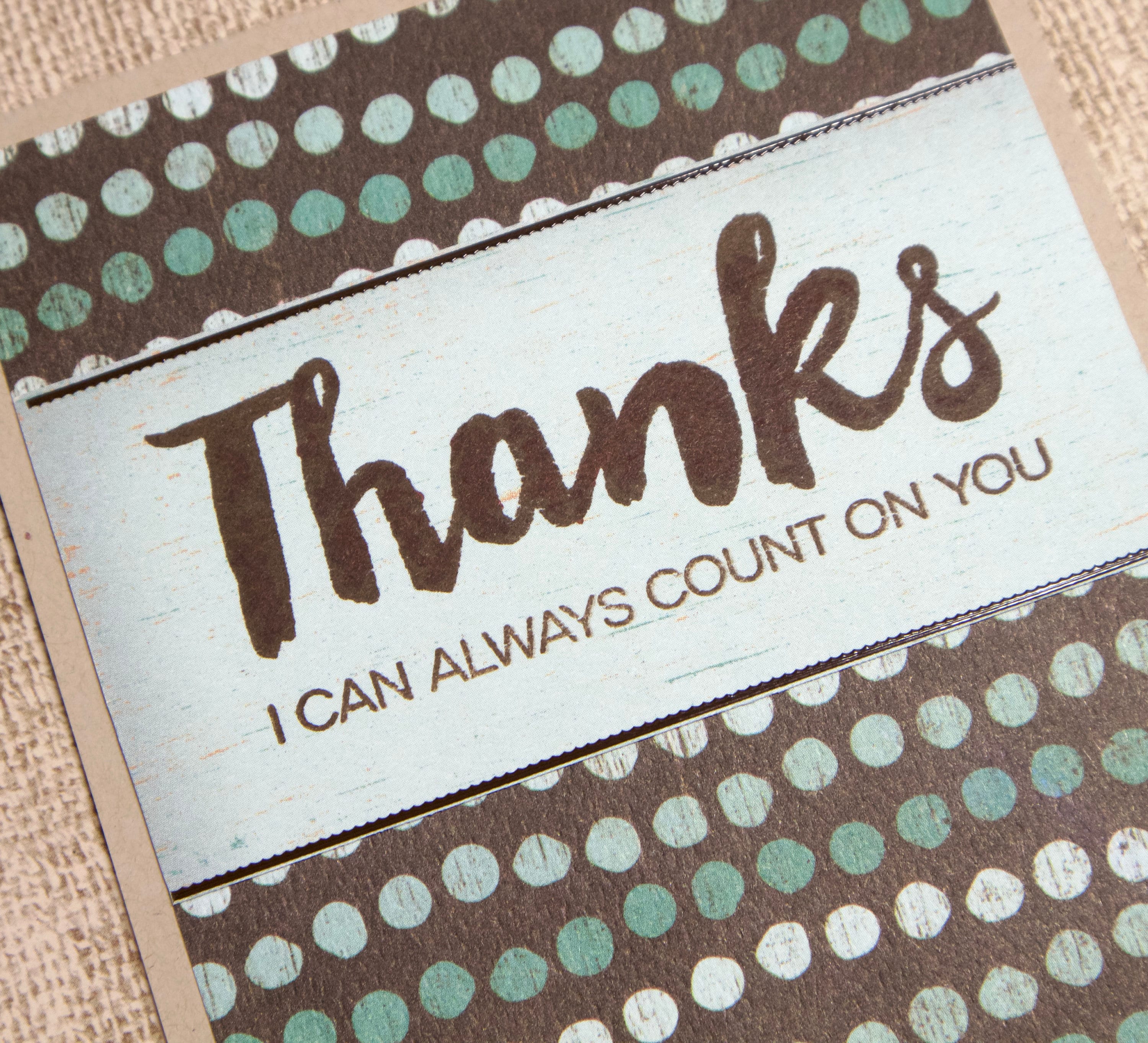 Thank You Card for Men Thanks Card Gratitude Card Appreciation Card ...