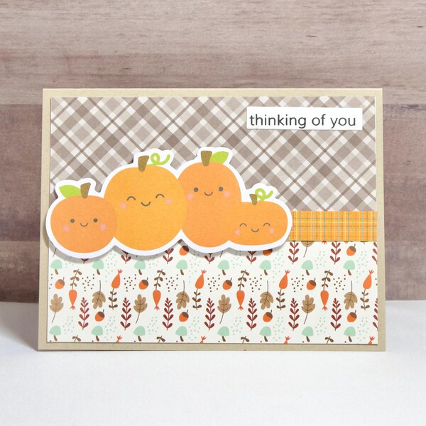 Fall Card Pumpkin Cards Cards With Pumpkins Harvest Card Welcome Fall ...