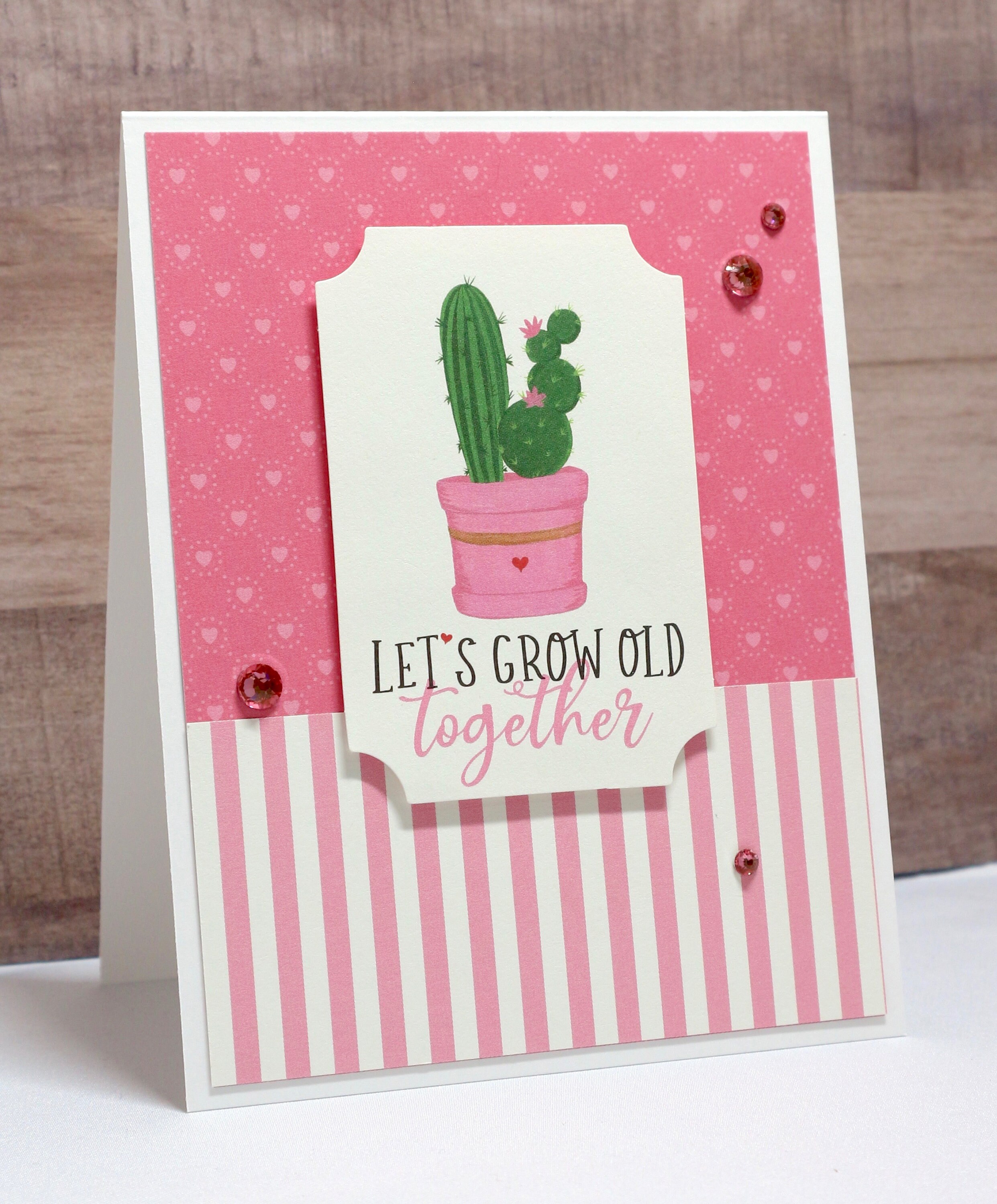 Valentine's Day Card Love Card Cactus Card Cute Valentines Card ...