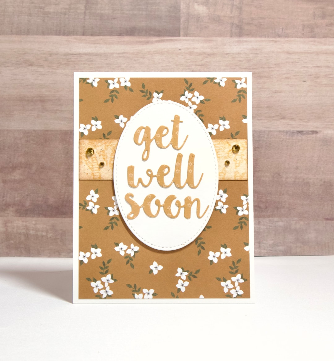 Get Well Soon Card- Feel Better Card- for a Sick Friend- Handmade Get ...