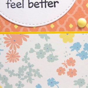 Feel Better Soon Card- Get Well Cards- Cards for Get Well- Handmade Get ...