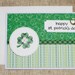St. Patrick's Day Card Happy St. Patrick's Day Shamrock Card St ...