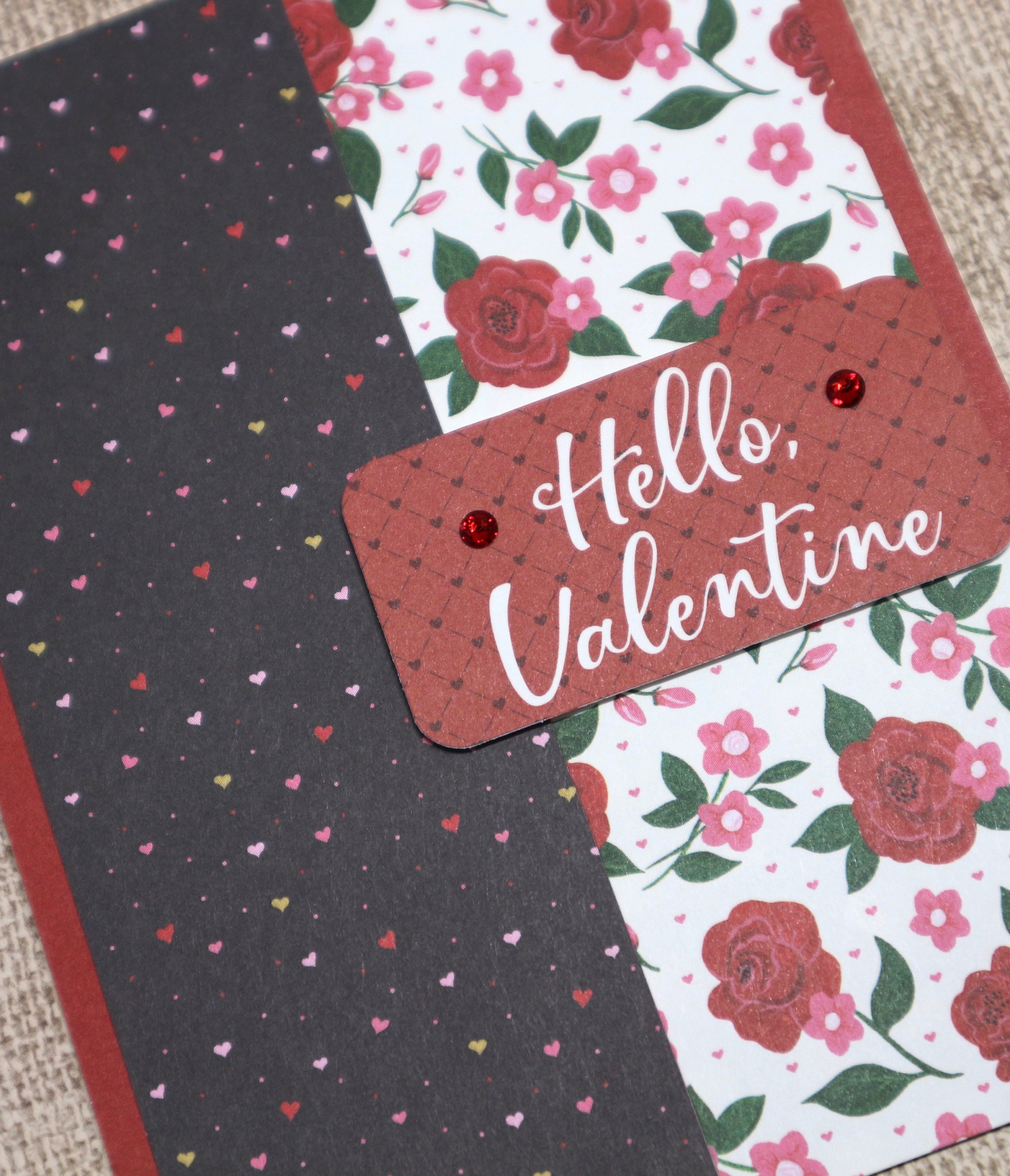 Hello Valentine Card Valentine's Day Card Wife Valentine Card ...