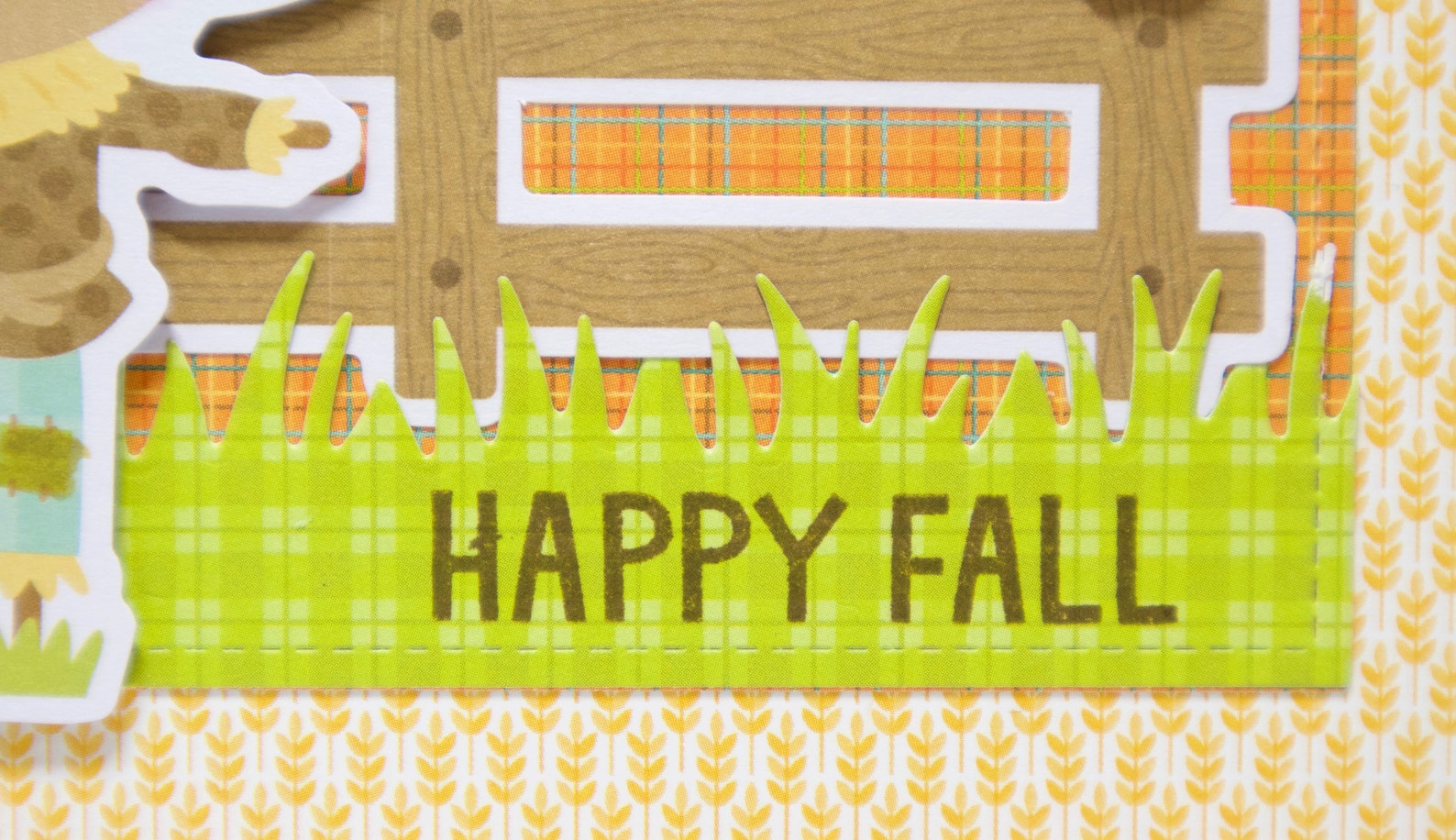 Happy Fall Card Scarecrow Card Fall Card Autumn Card Cute - Etsy