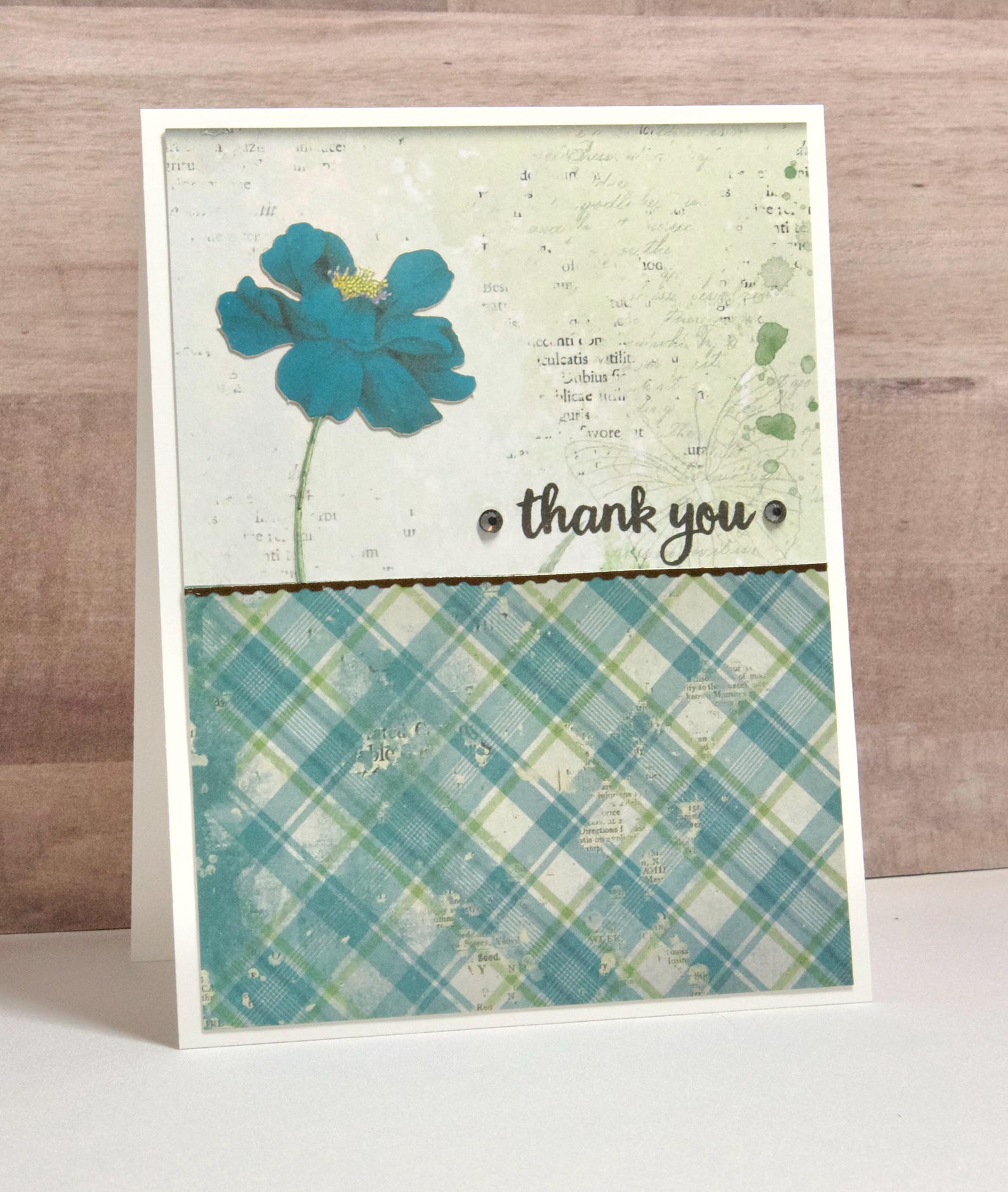 Thank You Card- Appreciation Card- Gratitude Card- Handmade Thank You ...