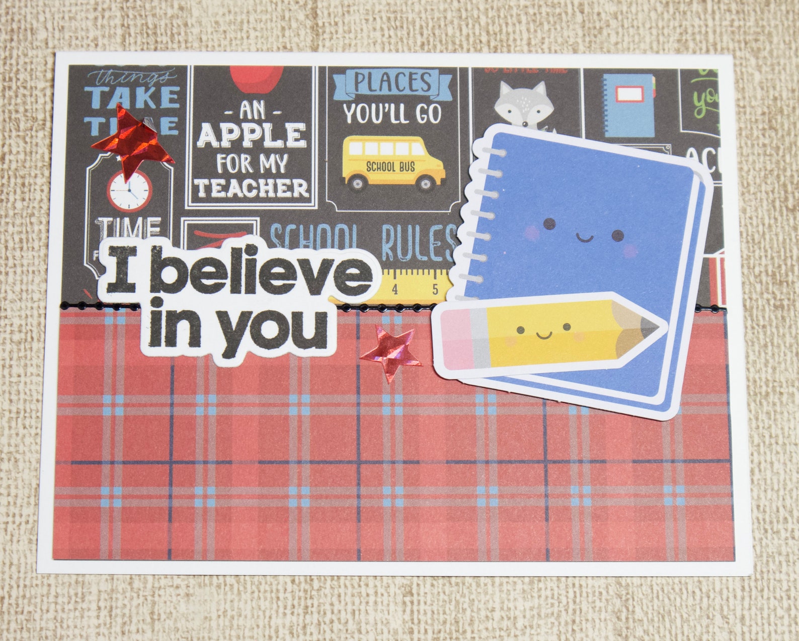 First Day of School Card- Cards for Kids- School Cards- Back to School ...