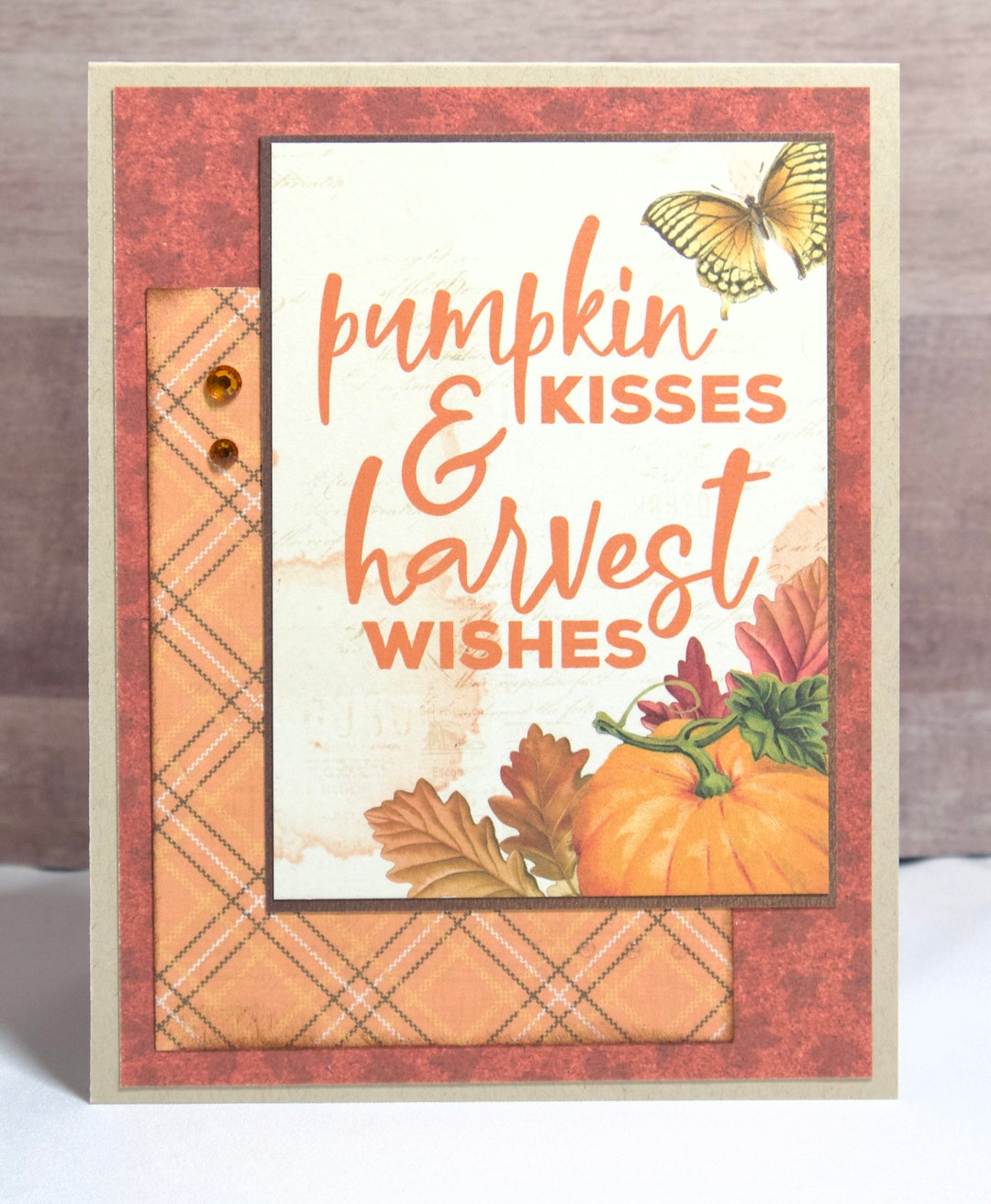 Fall Card Pumpkin Cards Cards With Pumpkins Harvest Card Welcome Fall ...