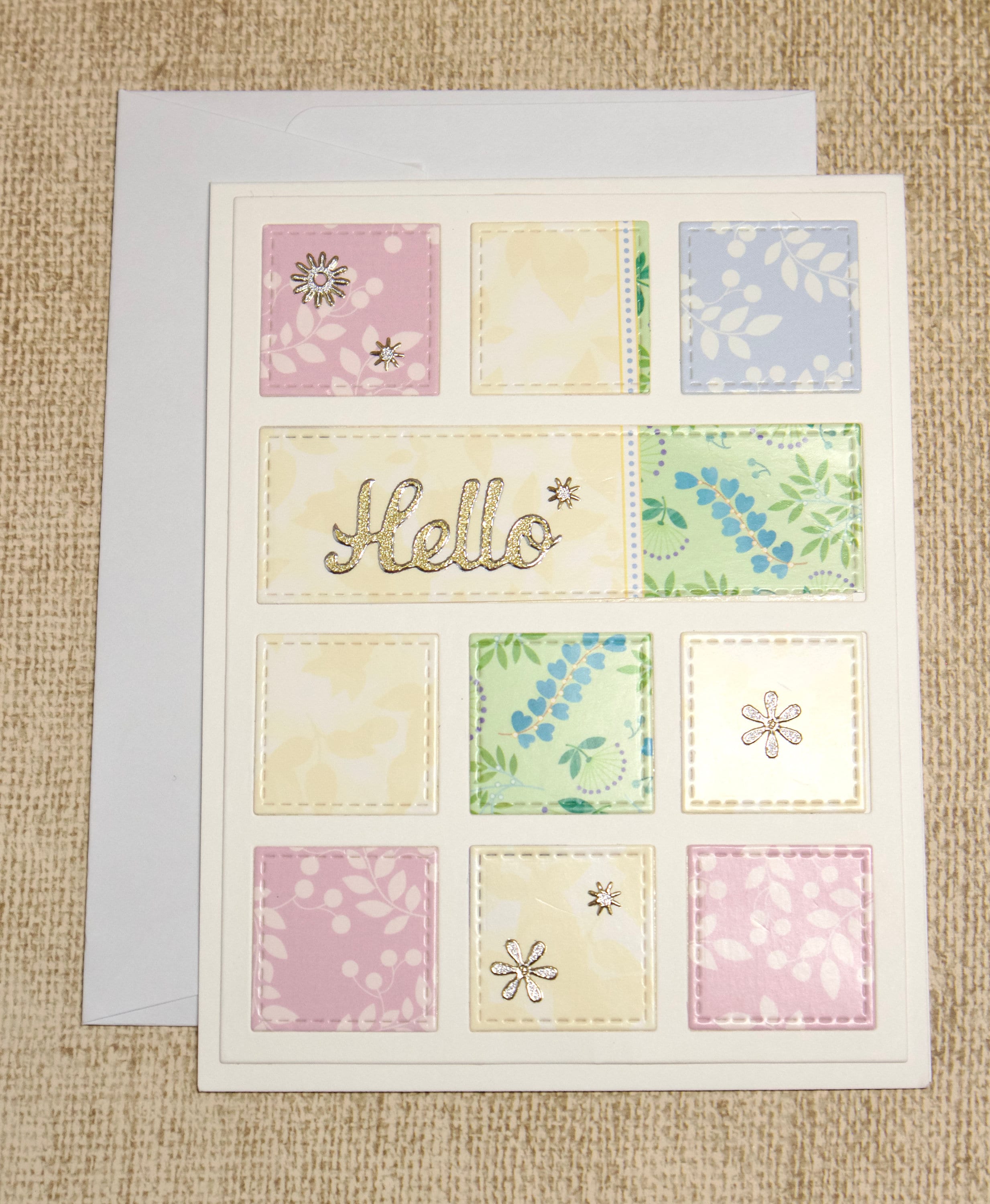 Hello Card Just Because Card Thinking of You Card Friend Card Handmade ...