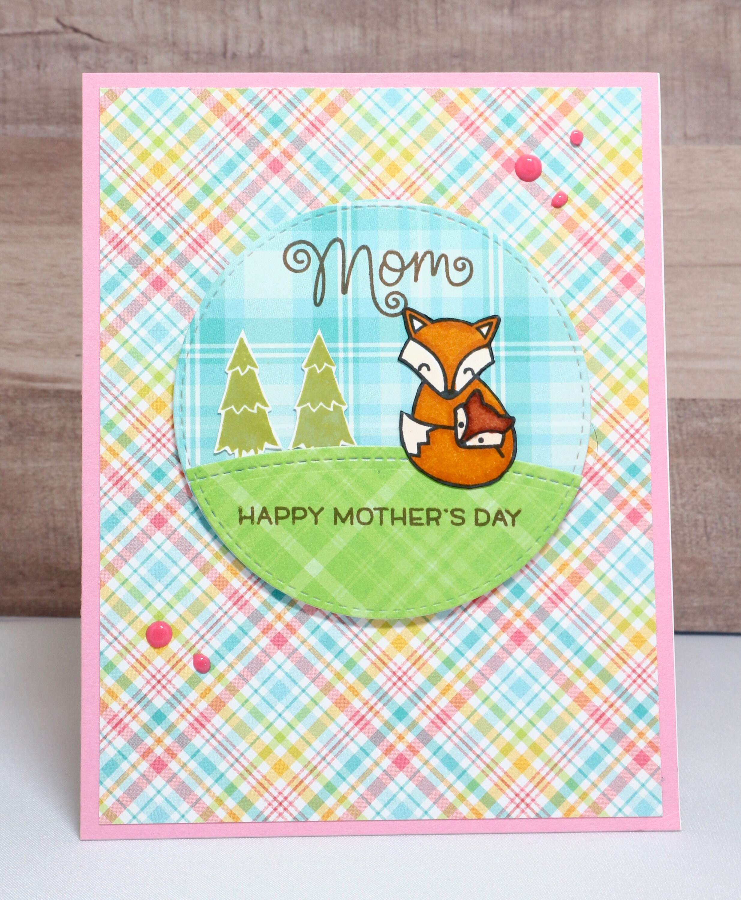 Cute Mother's Day Card Happy Mother's Day Mom Card Cute Mom Card Mother ...