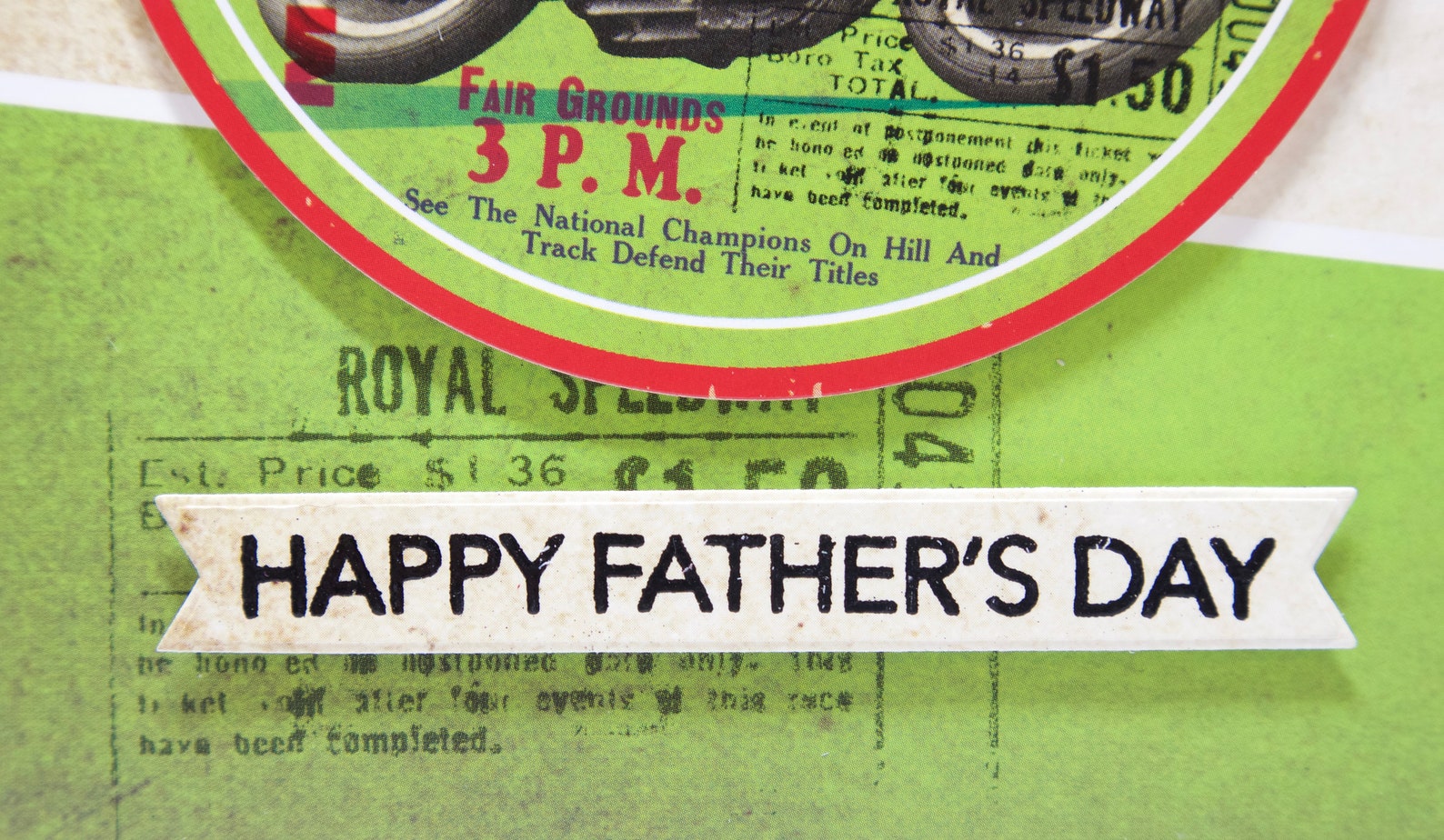 Father's Day Card Happy Father's Day Motorcycle Dad - Etsy