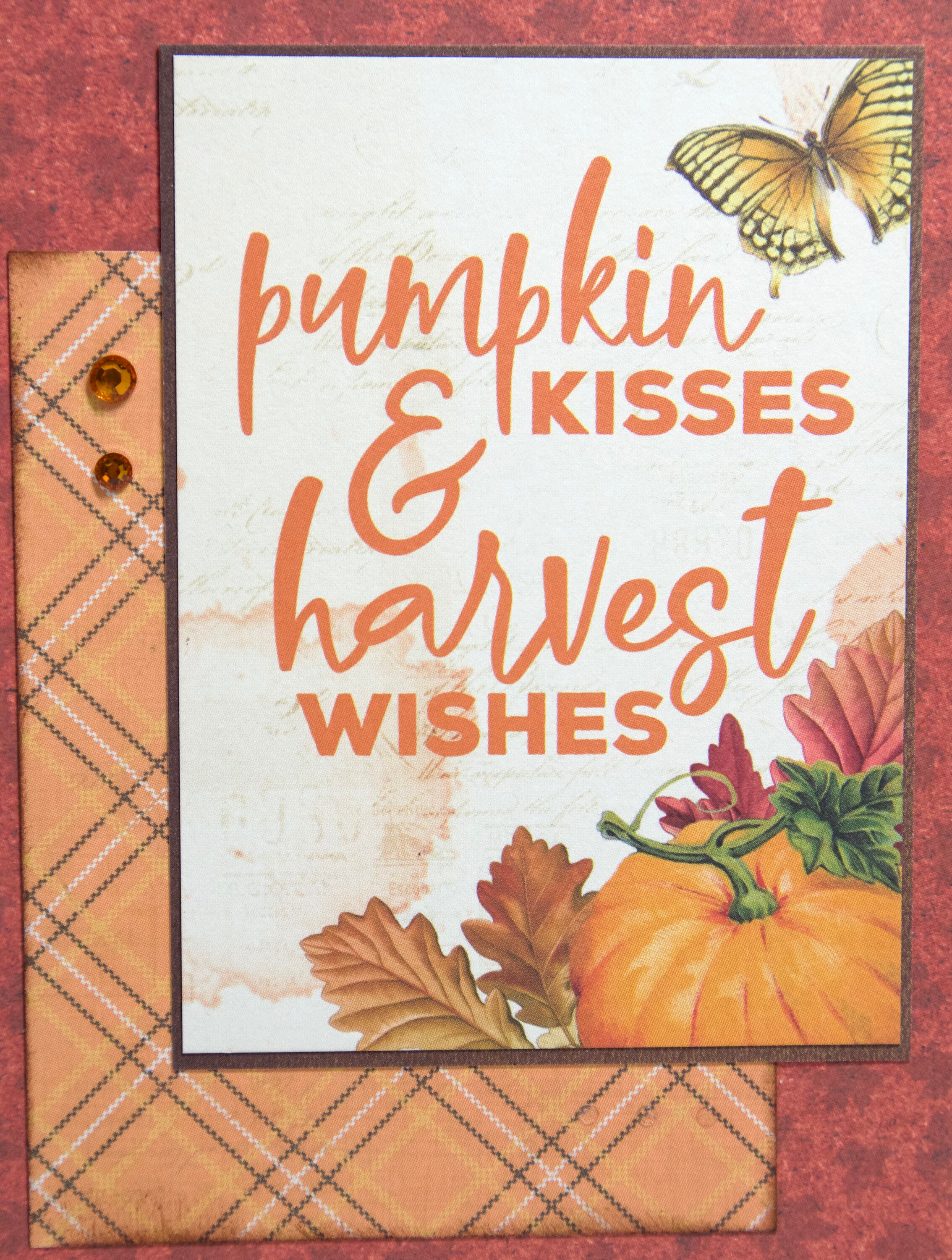 Fall Card Pumpkin Cards Cards With Pumpkins Harvest Card Welcome Fall ...