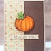 Thank You Card Pumpkin Card Pumpkin Thank You Card Fall Thank You Card ...
