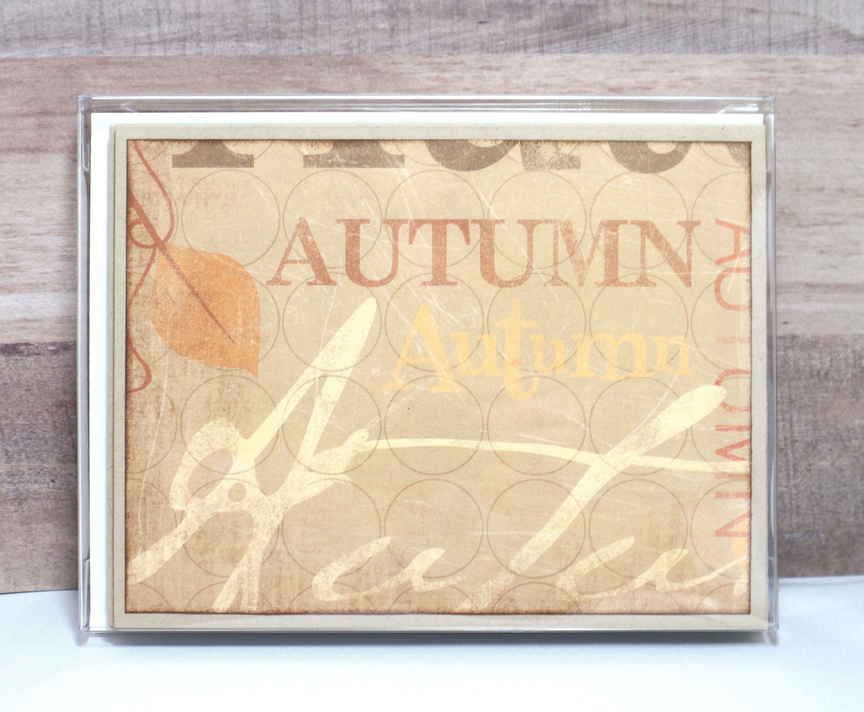 Autumn Card Set- Fall Card Set- Blank Cards- Set of Blank Cards- Fall ...