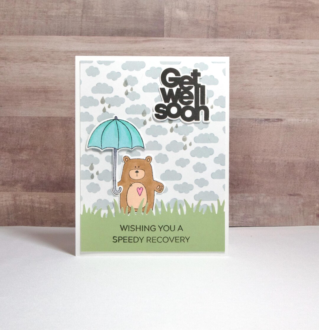 Get Well Card- Get Well Soon Card- Feel Better Card- Cute Get Well Card ...