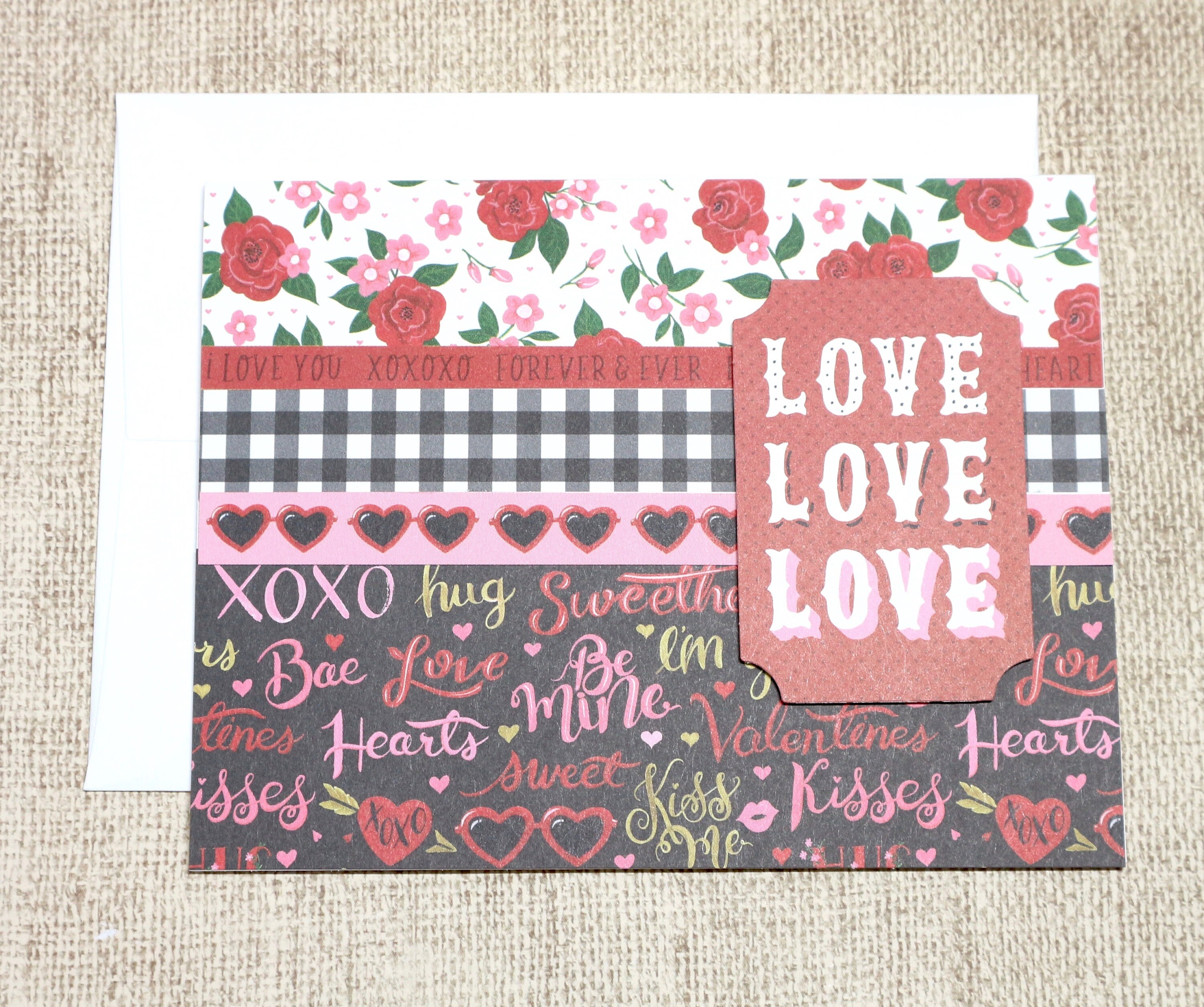 Love Card- Valentine's Day Card- Cards for Valentine- Handmade ...