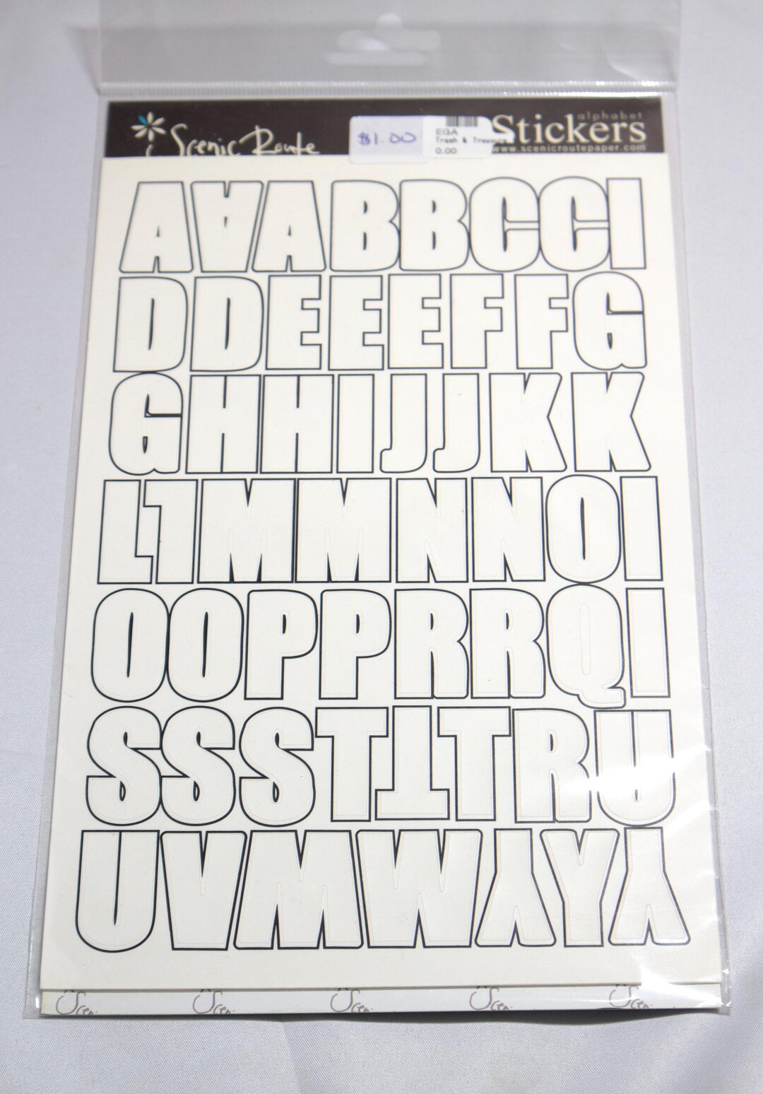 Alphabet Sticker Sheets Bundle Destash - Etsy