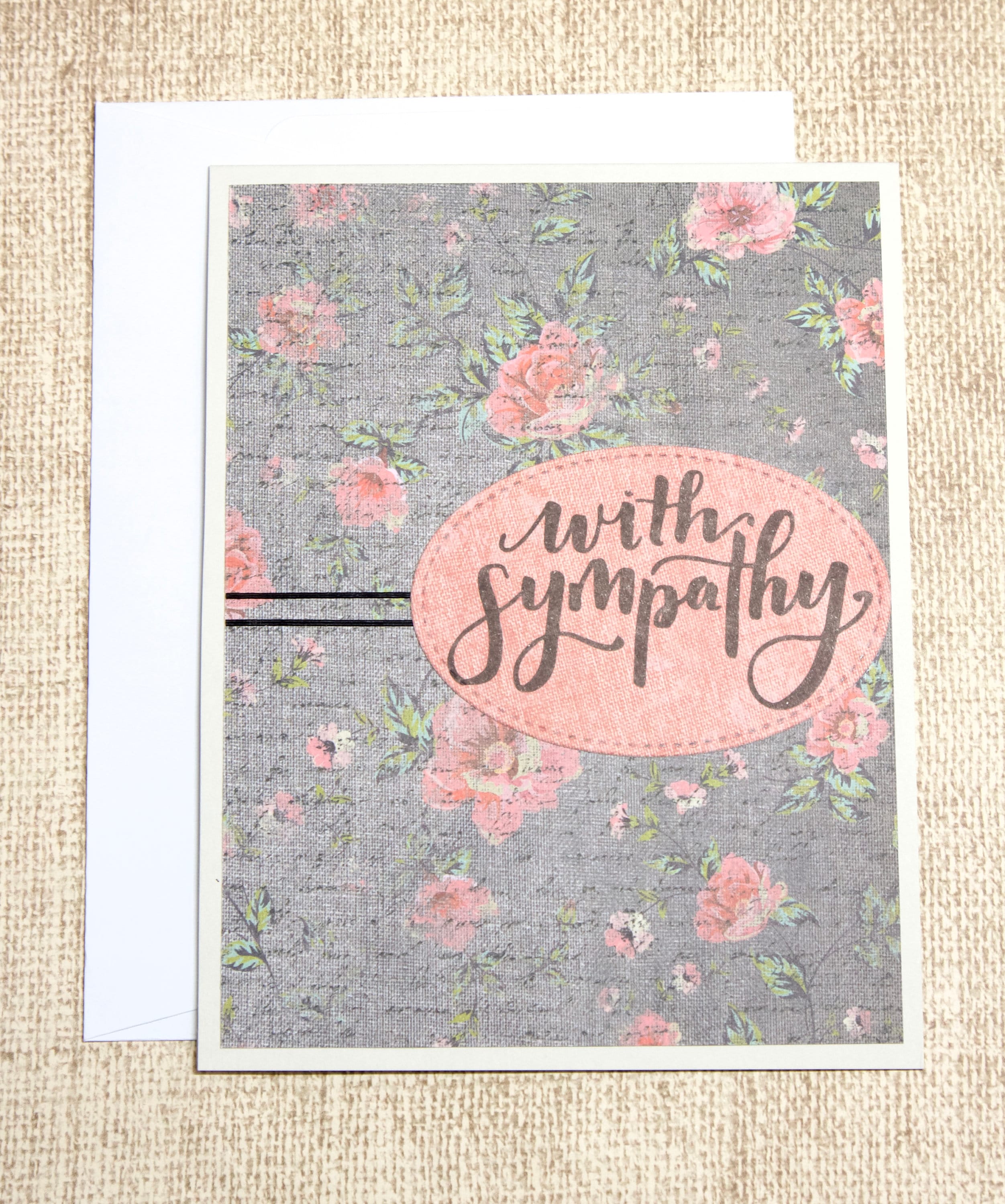 Condolence Card-sympathy Card With Sympathy Grief Card Handmade ...