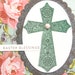 Easter Cross Card Christian Easter Card Religious Easter Card Easter ...