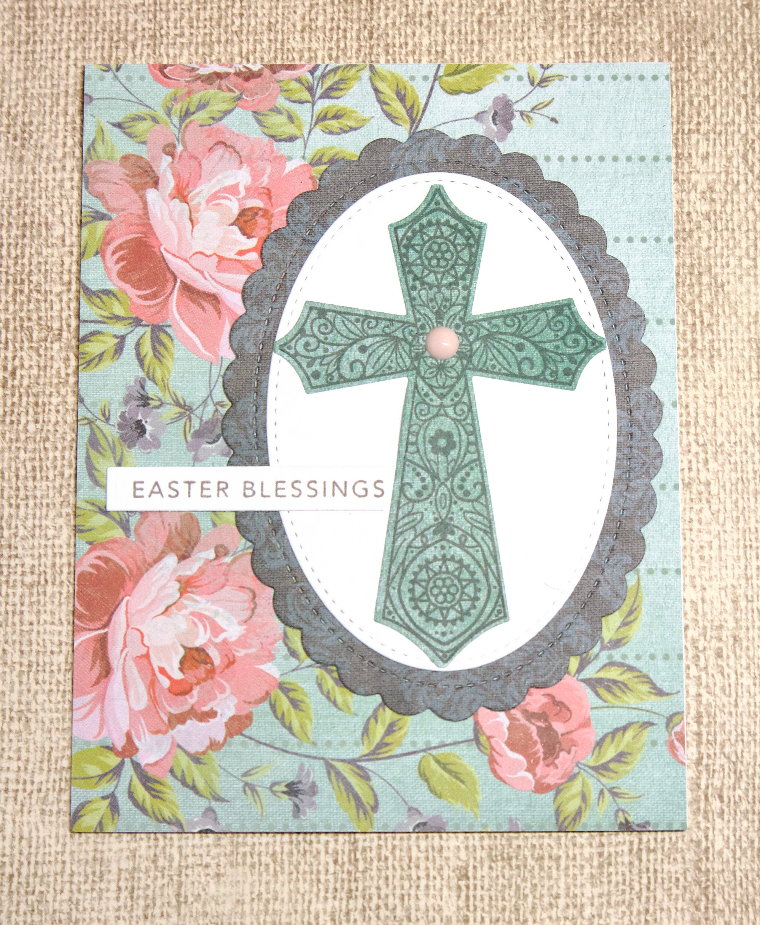 Easter Cross Card Christian Easter Card Religious Easter Card Easter ...