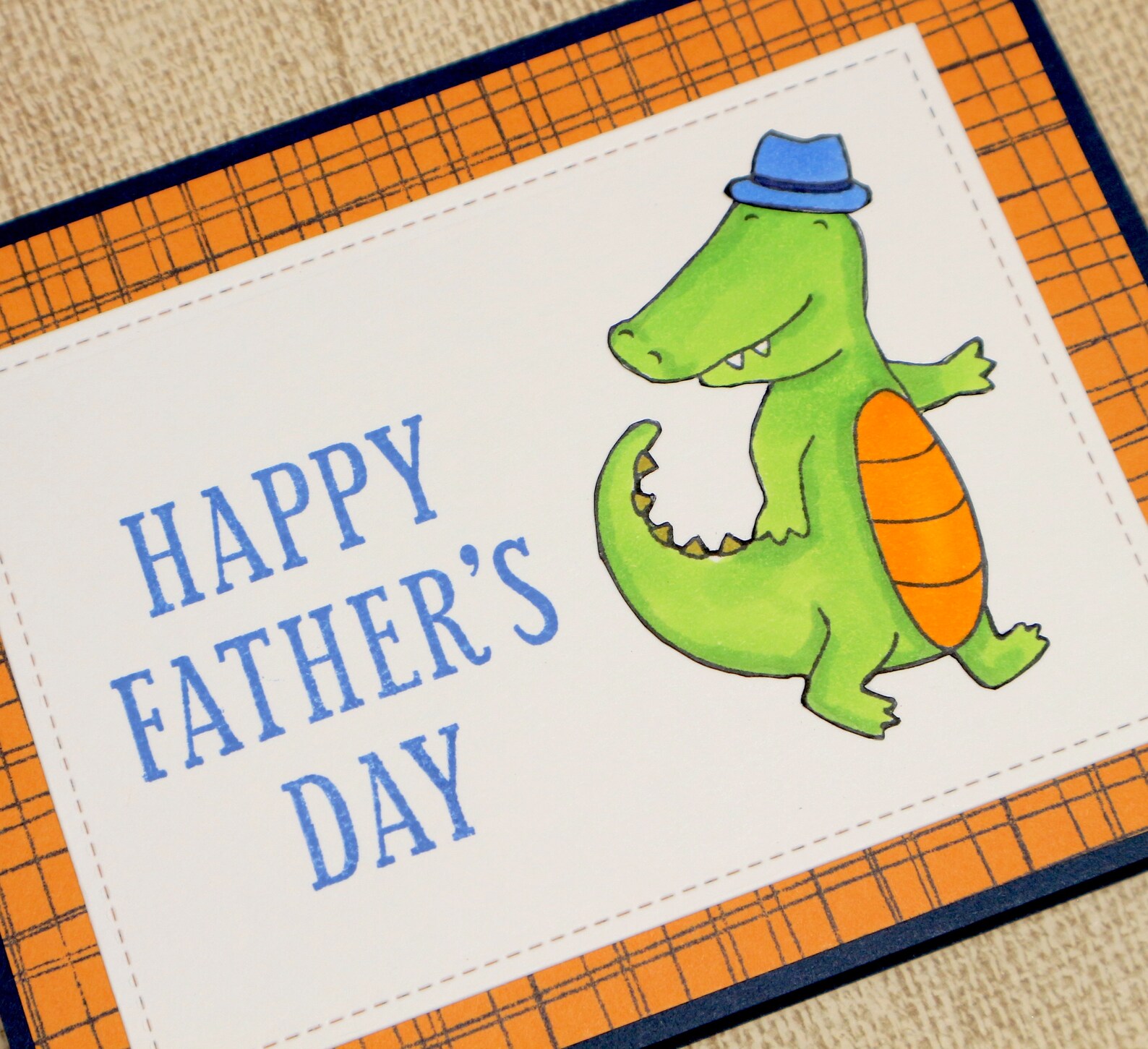 Gator Father's Day Card Father's Day Card Gator Dad - Etsy