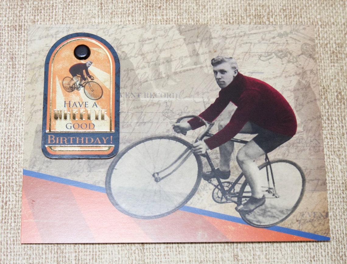 Birthday Card Cycling Card Cycling Birthday Guy Birthday - Etsy.de