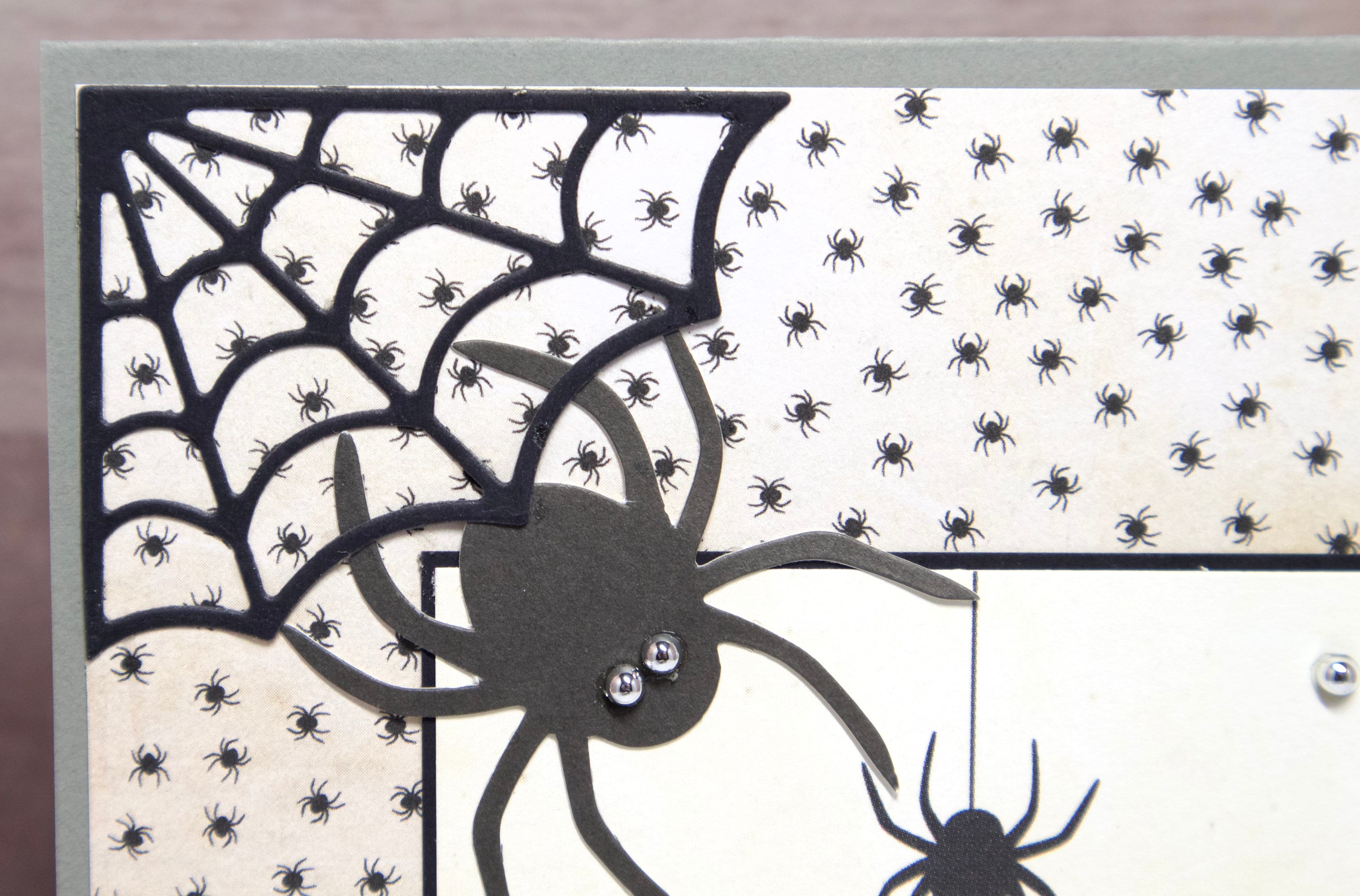 Halloween Card Spider Card Spooky Halloween Card Handmade Halloween ...
