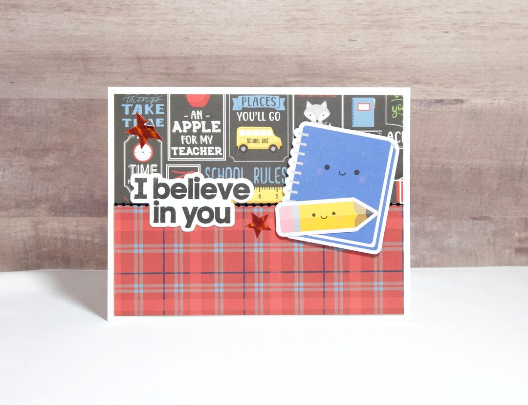 First Day of School Card- Cards for Kids- School Cards- Back to School ...