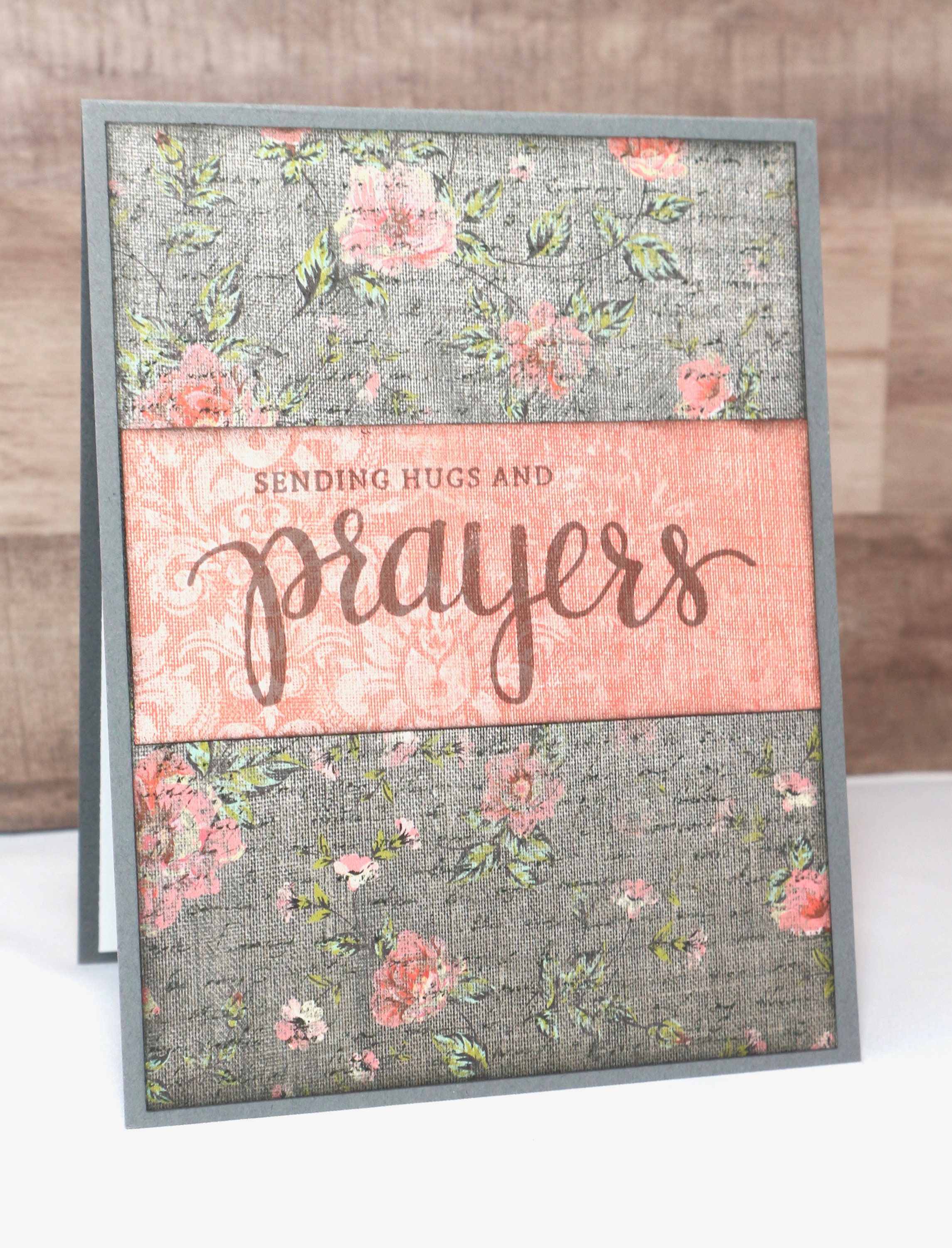 Prayers Card Sympathy Card Condolence Card Sorry for Your Loss With ...